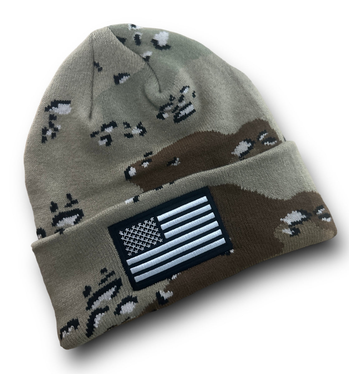 US FLAG BEANIE (CHOCOLATE CHIP) – Direct Action Apparel