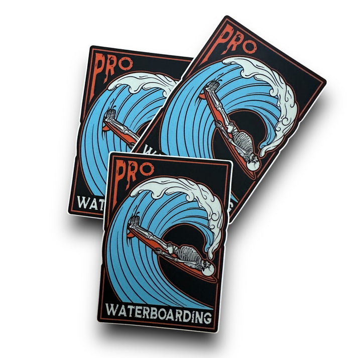 “Waterboarding” 5 inch Sticker – Direct Action Apparel