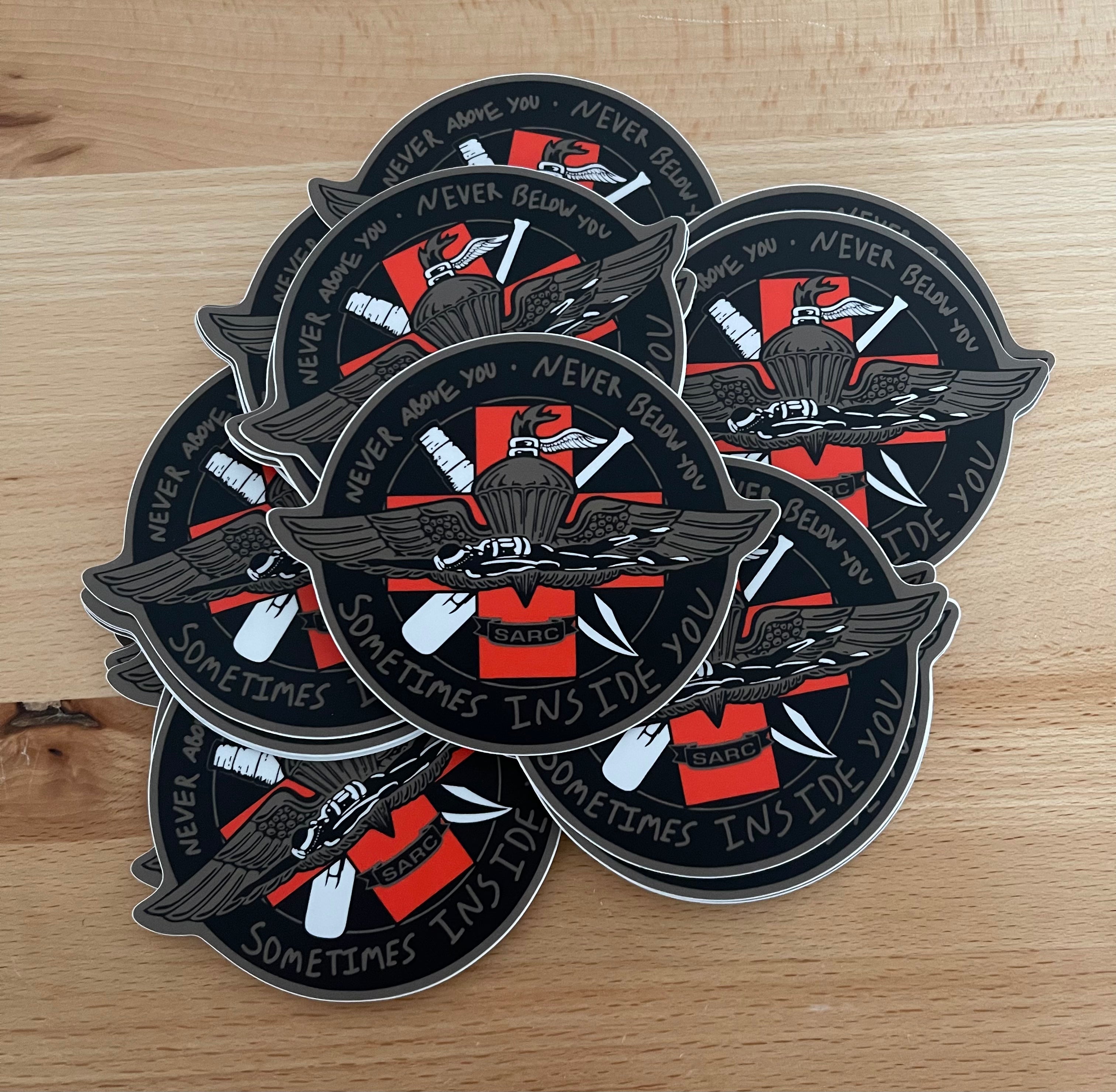 SARC "Inside You" 4in Sticker – Direct Action Apparel