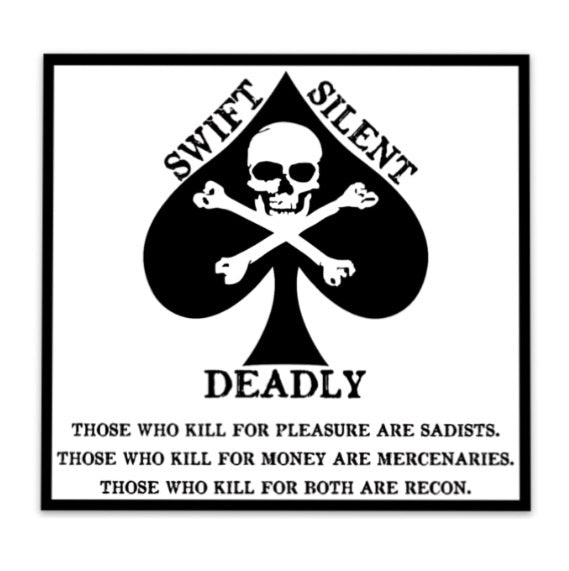 “Kill Card” 4 inch Sticker – Direct Action Apparel