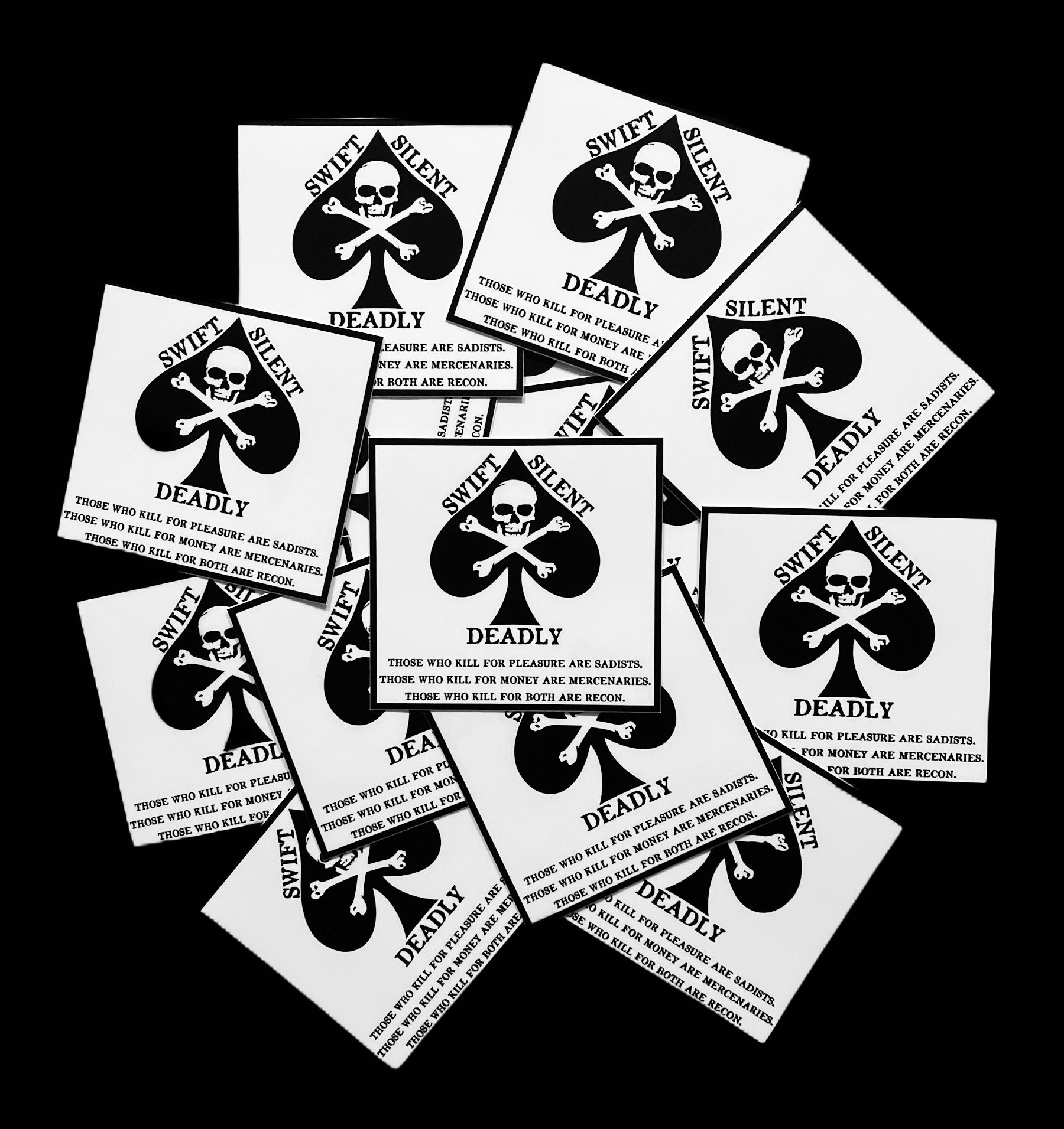 “Kill Card” 4 inch Sticker – Direct Action Apparel