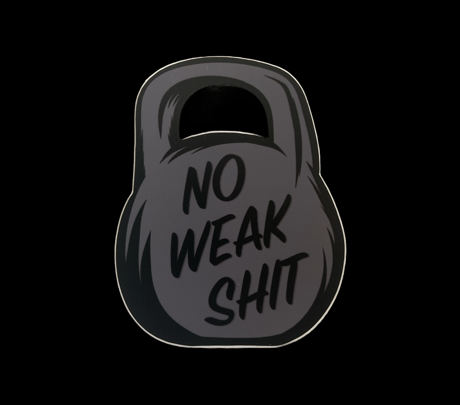 D.A. “No Weak Shit” 4 inch Sticker – Direct Action Apparel